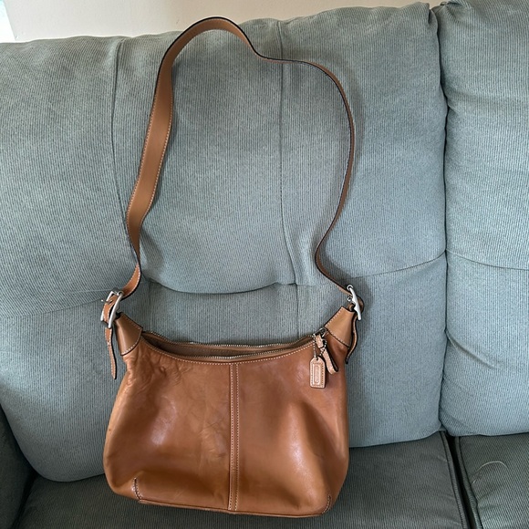 Coach | Bags | Coach Tan Leather Legacy Convertible Shoulder Bag 9566 2 ...